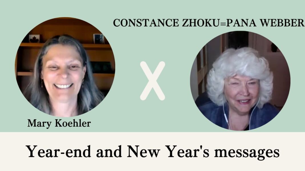 Year-end and New Year’s messages from Mary and Webber - Ho'oponopono ...